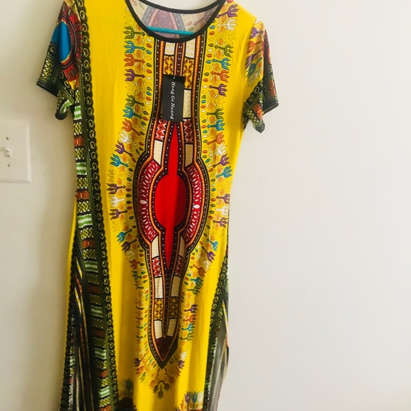 Dresses | Wakanda Forever Dashiki Inspired Shirtdress | Poshmark